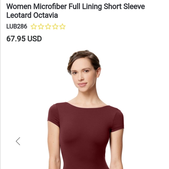 Lulli Dancewear | Tops | Lulli Dancewear Women Microfiber Short Sleeve ...